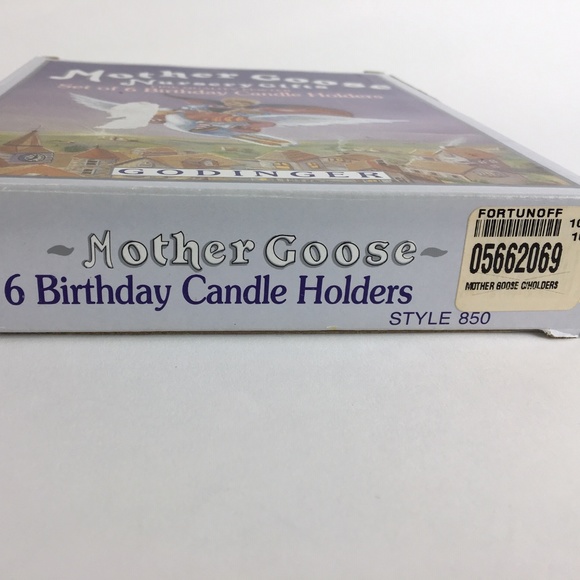 Godinger | Party Supplies | Mother Goose Birthday Candle Holders 994 ...